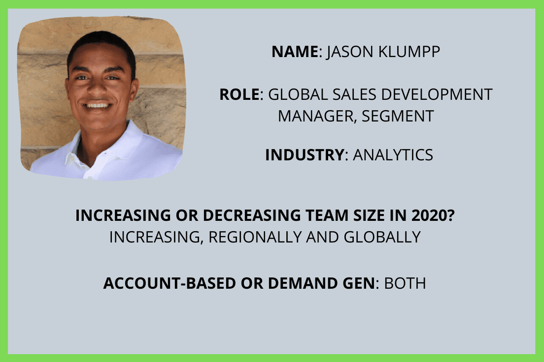 Sales Development in New Industries, with Jason Klumpp of Segment ...